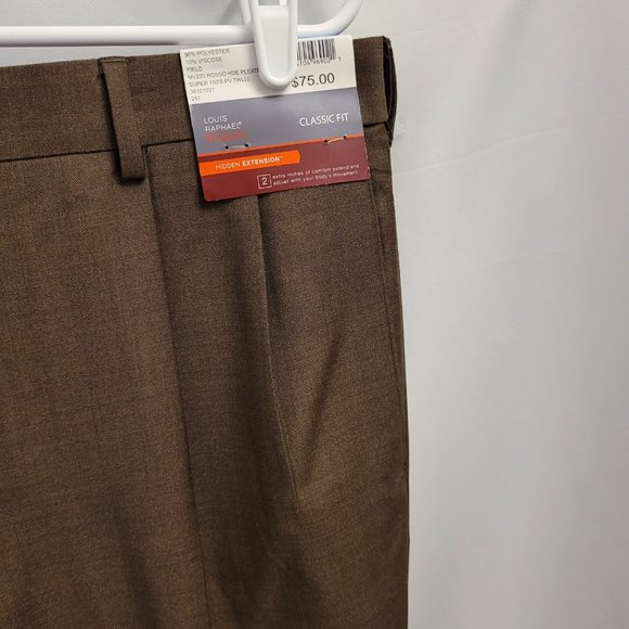 Louis Raphael | Pants | Nwt Louis Raphael Rosso Mens Pleated Pants ...